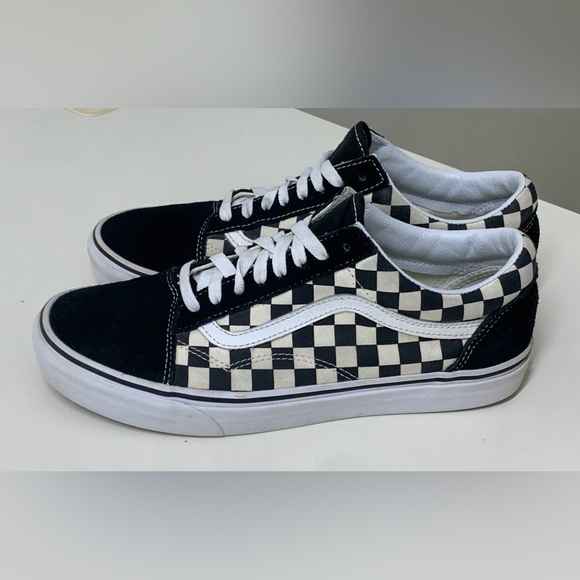 Vans | Shoes | Mens Vans Classic Retro Vtg Checkered Suede Low Top Old ...